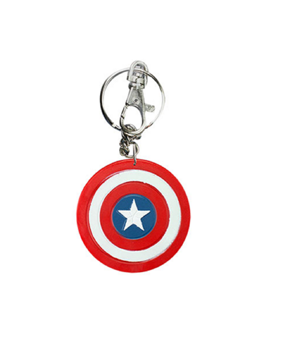 Captain America Shield bendable keychain – Casay LLC